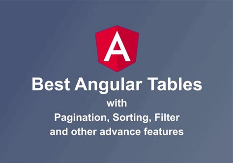 10 Best Angular Datatables With Pagination Sorting And Filter Feature
