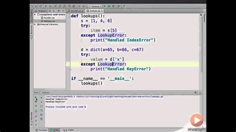 Python Exception Class Hierarchy Youtube