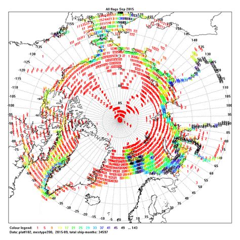 Ship Density In Nov 2015 72 80°n 0 45°e The Sum Of The Ship Counts Download Scientific