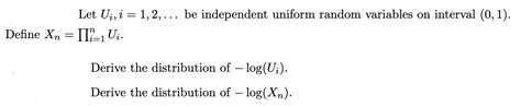 solved let ui i 1 2 … be independent uniform random