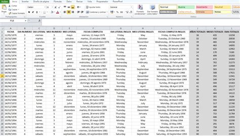 FunciÓn Diasem Format Text Datediff Y Datedif Para Calculo De Fechas