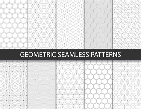 Premium Vector Abstract Geometric Pattern Seamless Background