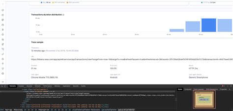 Apm Dashboard Transaction Overview Bug Apm Discuss The Elastic Stack