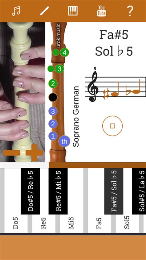 Recorder Fingering Chart How To Play Recorder Apk For Android Download