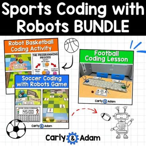 Sports Coding With Robots Bundle Football Basketball Soccer Robotics