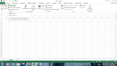 EXCEL 2013 MACROS GRABAR Y PERSONALIZAR