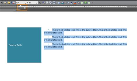 Word 2010 List Indentation Messed Up When Wrapped Around Table Super