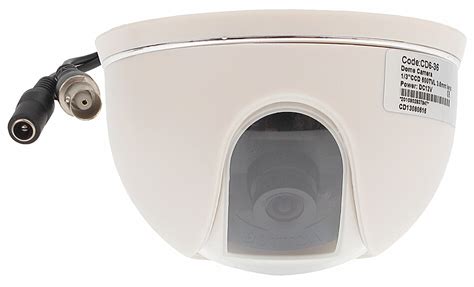 CÁmara Pal Cd6 36 600 Tvl 36 Mm Cámaras Domo Con Lente Fija Delta