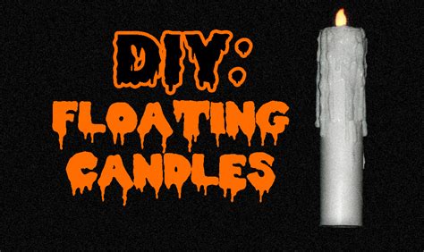 DIY Floating Candles The Baker Orange
