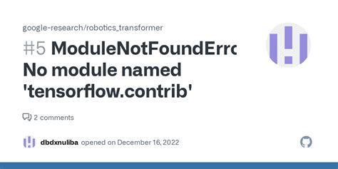 Modulenotfounderror No Module Named Ntrib · Issue 5