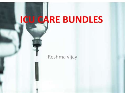 Vap Bundle Ventilator Associated Pneumonia Bundle Ppt