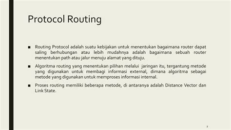 Routing Protocol Pptx