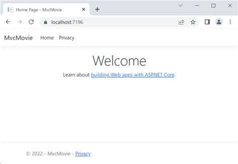 Aspnet Core Mvc のチュートリアルを丁寧にやってみた①（プロジェクトの作成からビューの追加まで）