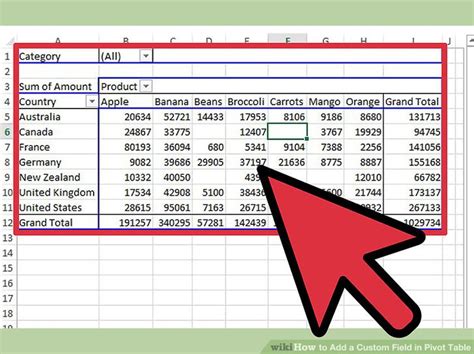 How To Add A Custom Field In Pivot Table 9 Steps With Pictures