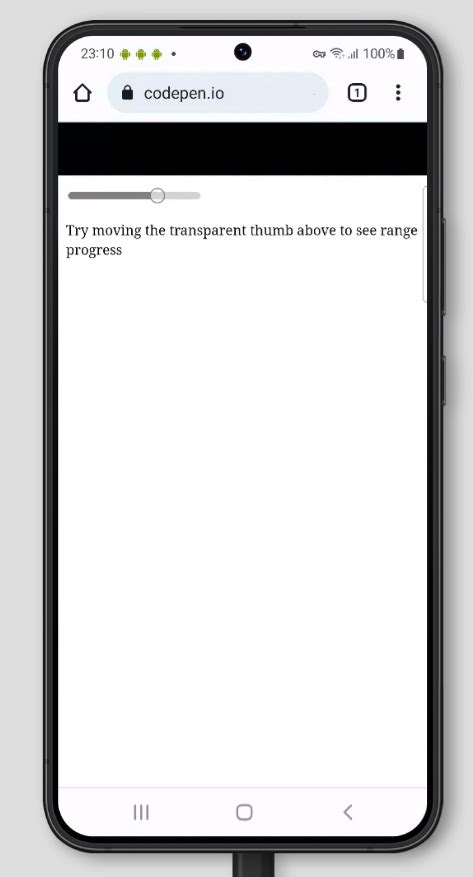Html Input Type Range Webkit Slider Thumb Background Color Won T Change In Ios Safari Stack