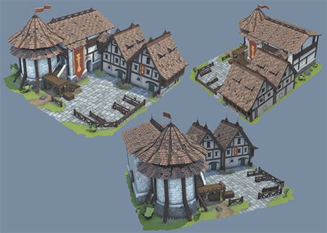 3d Game Environment Assets On Behance