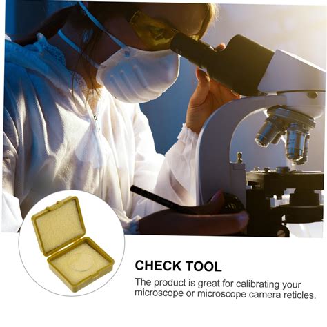 Soesfoufu Eyepiece Micrometer Microscope Slides Micrometers Slides Area