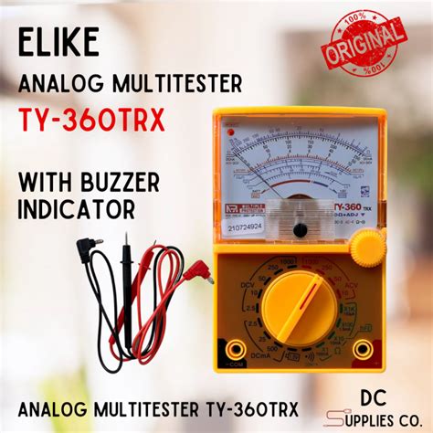 Elike Multitester With Buzzer Indicator Ty 360trx Multimeter Lazada Ph