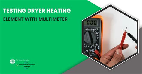 Testing Dryer Heating Element With Multimeter Aws Domestic Appliance Repairs