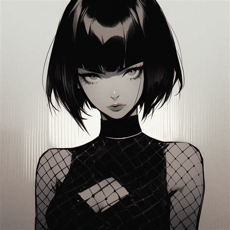 Anime Emo Girl With Hat