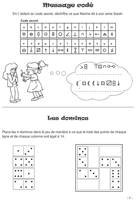 Épinglé Sur Jeux De Logique