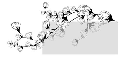 초대장 포스터 카드 텍스트를 위한 장소가 있는 배경을 위한 꽃꽂이 프레임 직물이나 종이에 인쇄하는 데 사용할 수 있습니다 풍부하게 장식 꽃 잔디 나뭇잎 가지 선화로 그려진