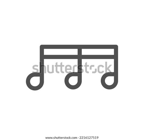 Music Icon Outline Linear Vector Stock Vector Royalty Free 2216127519