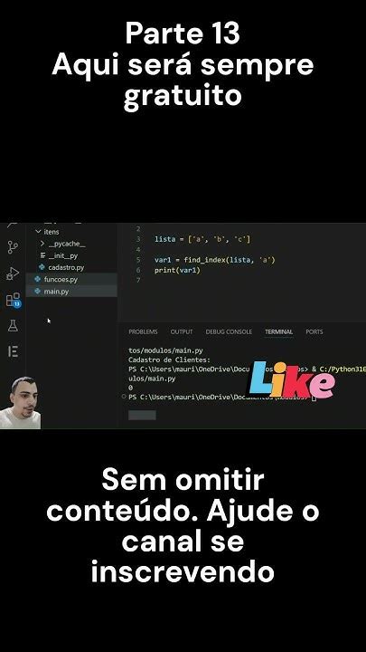 Python Aplicando Um Modulo Aula 13 Python Programação Programacao Dev Software Youtube
