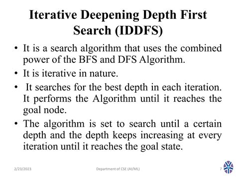 Aisession 6 Iterative Deepening Depth First And Bidirectional Searchpptx