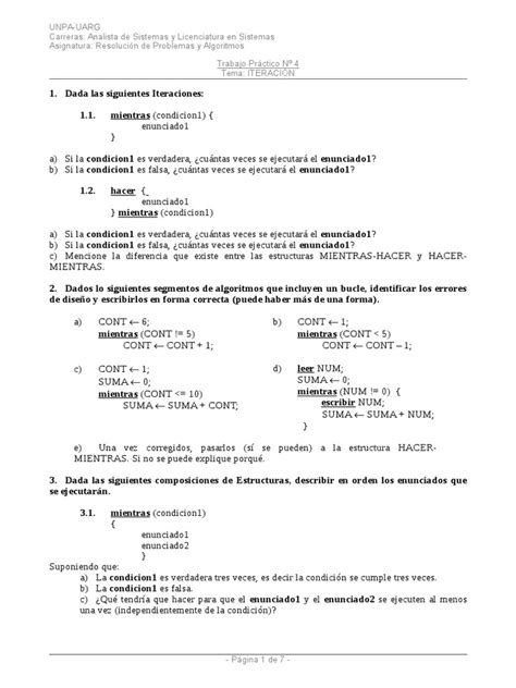 Iteracion Pdf Algoritmos Iteración