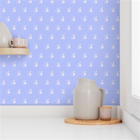 Blue Purple Periwinkle Violet Wallpaper Spoonflower