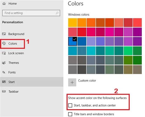 Customize Windows 10 Taskbar By Settings