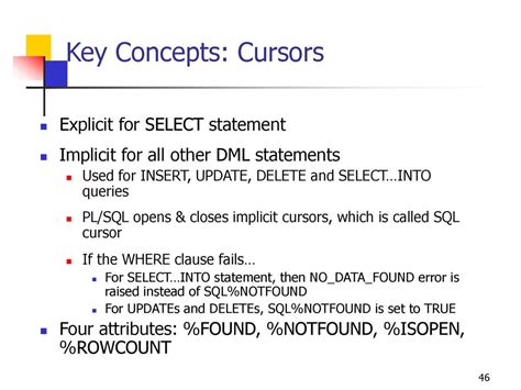 Agenda Summary Of Last Class Cursors Loops Records Simple Loops Ppt