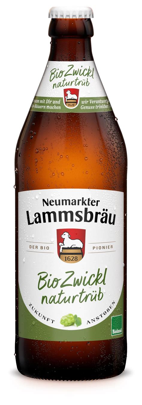 Neumarkter Lammsbräu Bio Zwickl Naturtrüb 0 5l 500ml