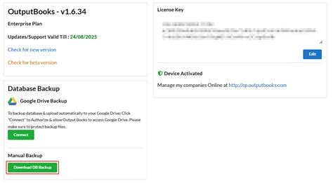 Manual And Automatic Database Backup Output Books Software