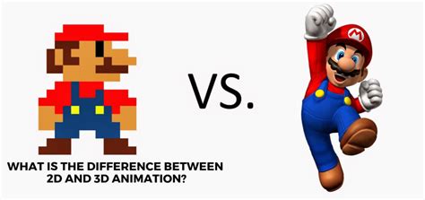 Difference Between 2d And 3d Animation In Tabular For