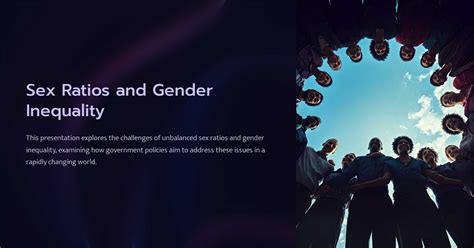 Sex Ratios And Gender Inequality Sex Ratios And Gender Inequality