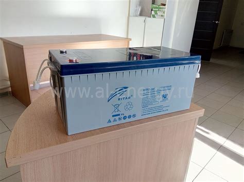 Необслуживаемая аккумуляторная батарея(VRLA), гелевая, глубокого ...