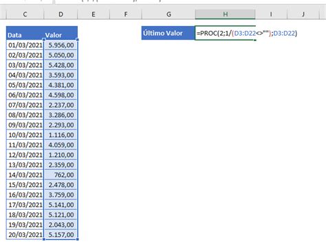Descobrir O Último Valor De Uma Coluna Na Planilha Do Excel Ninja Do