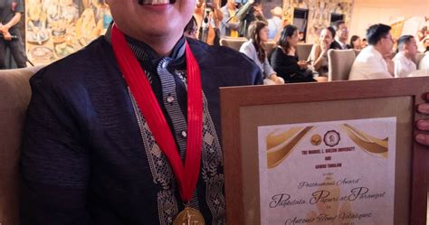20th Gawad Tanglaws Recognition To Mr Tony Velasquez Of Kenkoy