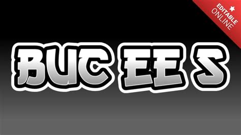 Buc Ees Panda Font Text Effect Generator