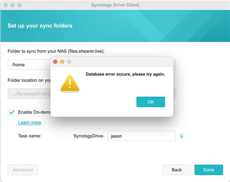 Synology Drive Error On Mac Rsynology