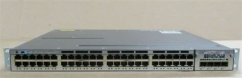 Cisco Catalyst Ws C3750x 48t L 3750 X 48 Port Gigabit Switch C3kx Nm 1g 1ps