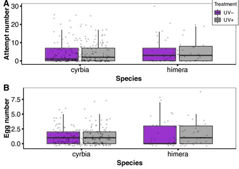 UV Manipulation Did Not Affect The A Number Of Oviposition Attempts Download Scientific
