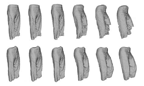 Comparison Between A Frame By Frame Multi View Stereovision Approach