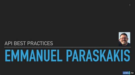 Api Best Practices Ppt
