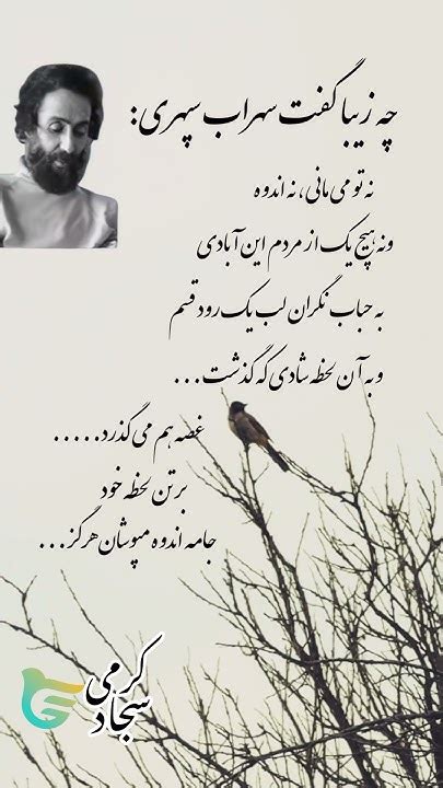 سهراب سپهری نه تو می‌مانی و نه اندوه کلیپ آموزش گویندگی عاشقانه دکلمه موسیقی گویان شعر