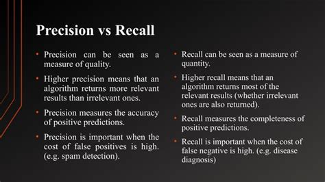 Model Performance Metrics Accuracy Precision Recall Pptx Email