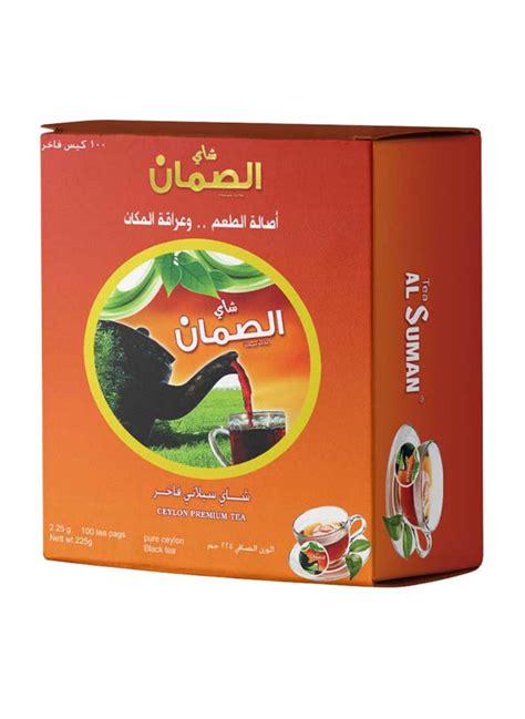 شای الصمان سیلانی فاخر 100کیس 225g Qibah