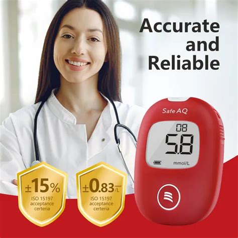 Sinocare Safe Aq Smart Diabetic Sensor Glucose Sensor Glucose Meter Device Non Invasive
